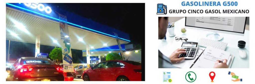 Grupo Cinco Gasol Mexicano - Gasolinera G500 | Gasolinera G500